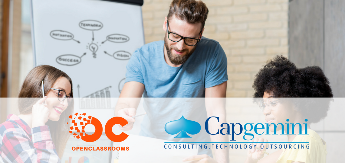 Capgemini lance la 1ère formation en alternance online avec OpenClassrooms - Cadremploi
